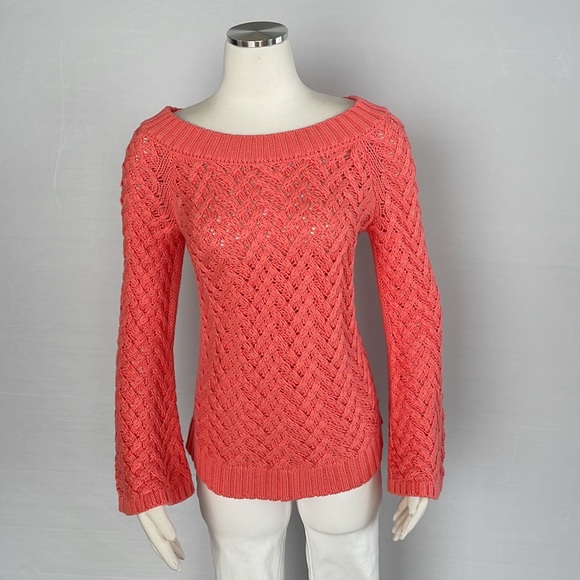 Boston Proper | Sweaters | Boston Proper 525 America Sweater Coral Xx ...